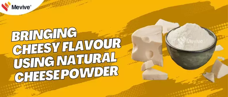 Bringing Cheesy Flavour Using Natural Cheese Powder