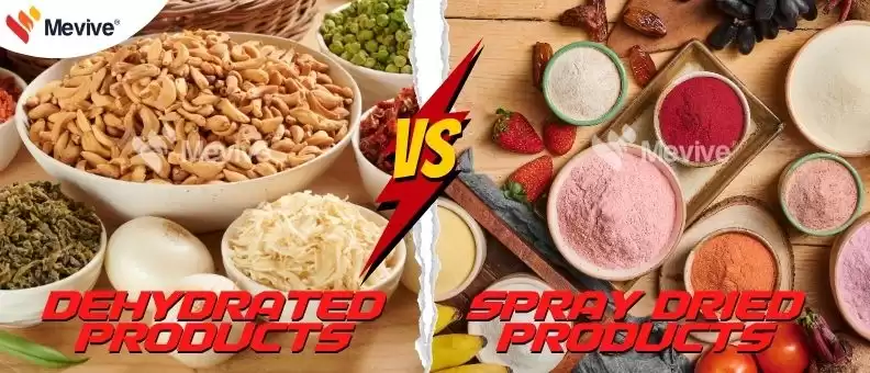 Difference Between Dehydrated and Spray-Dried Products | Mevive®