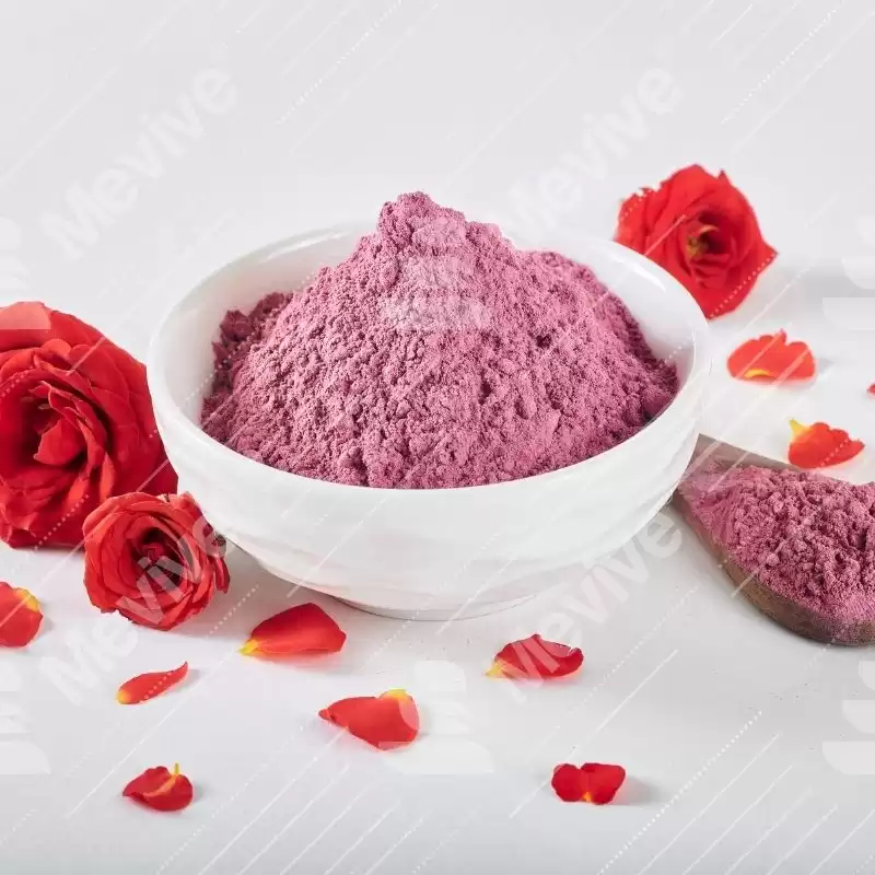 Dried Rose Petal Powder- Check Price Per Kg | Mevive®